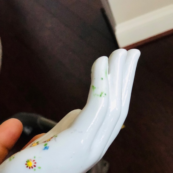 Vintage | Jewelry | Vintage Porcelain Palm Ringjewelry Keeper | Poshmark